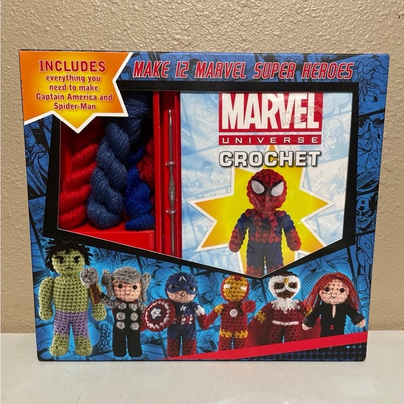 Marvel | Toys | Marvel Action Figure Crochet Diy Kit With Instruction ...